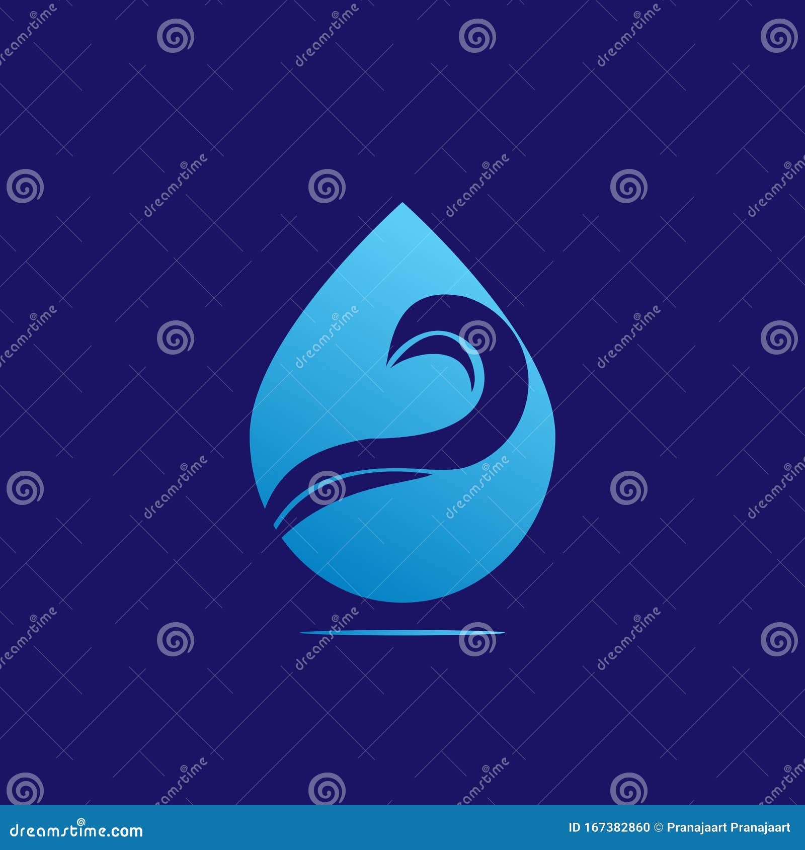 Baisse De Logo De Vecteur De L'eau Illustration de Vecteur ...