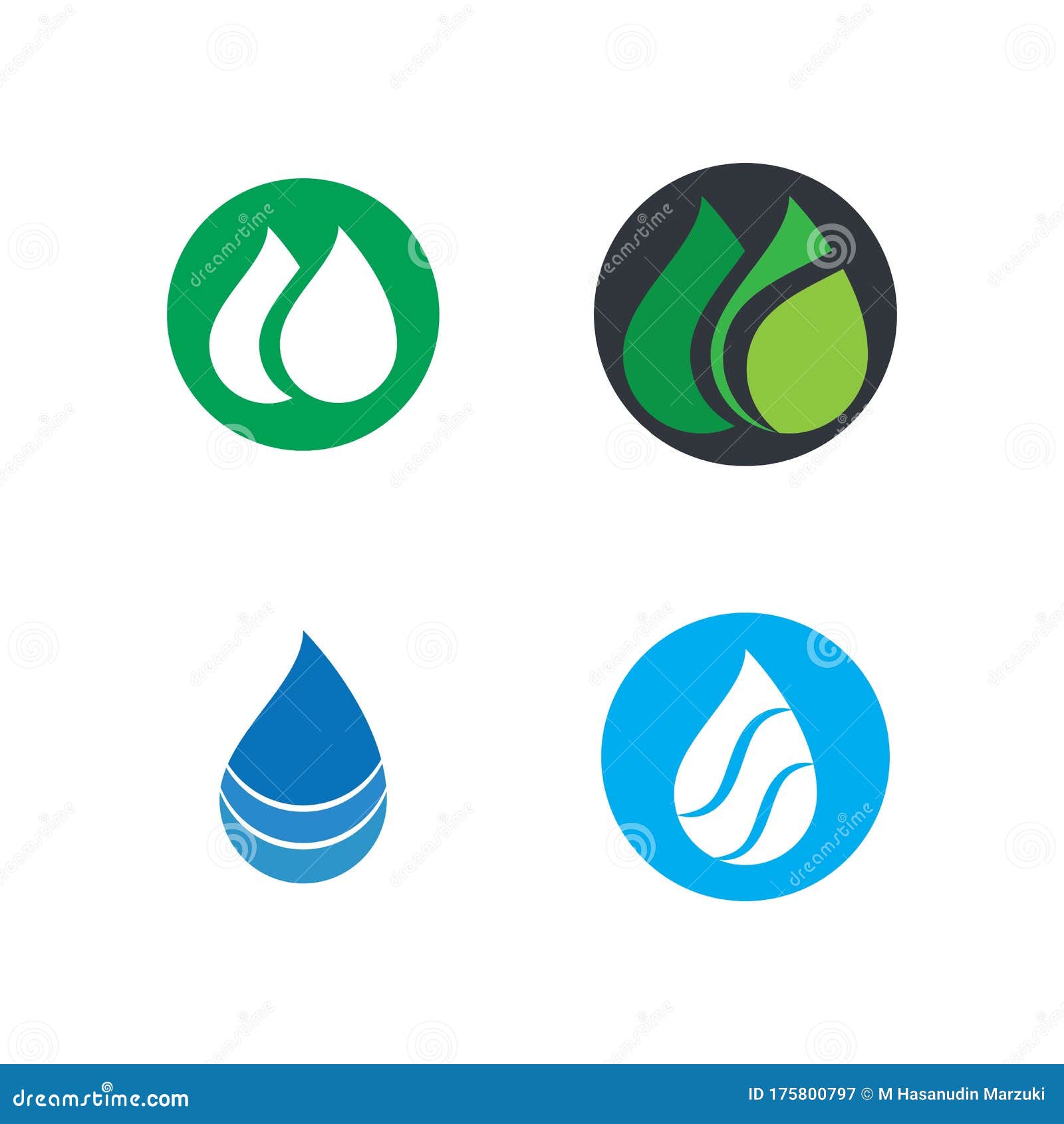 Baisse Logo Template De L'eau Illustration de Vecteur - Illustration du ...