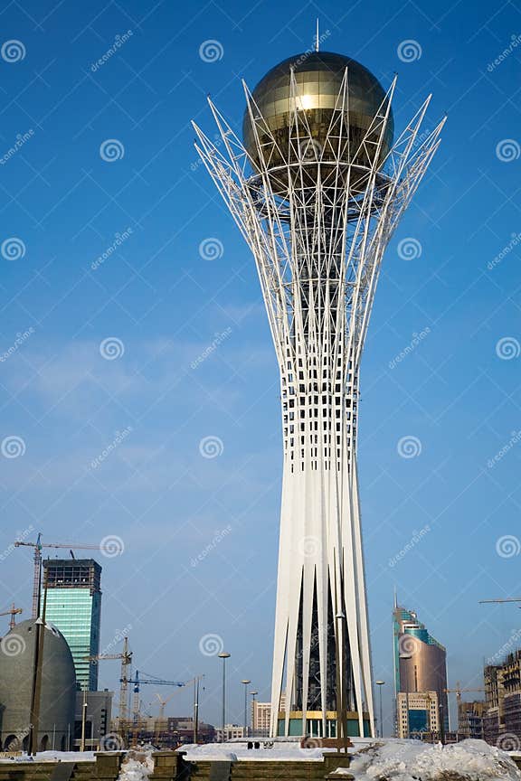 Baiterek stock image. Image of symbol, tree, landmark - 2737299
