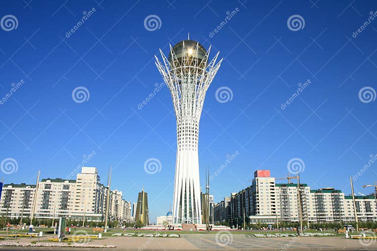 Baiterek stock photo. Image of background, high, sphere - 5901728