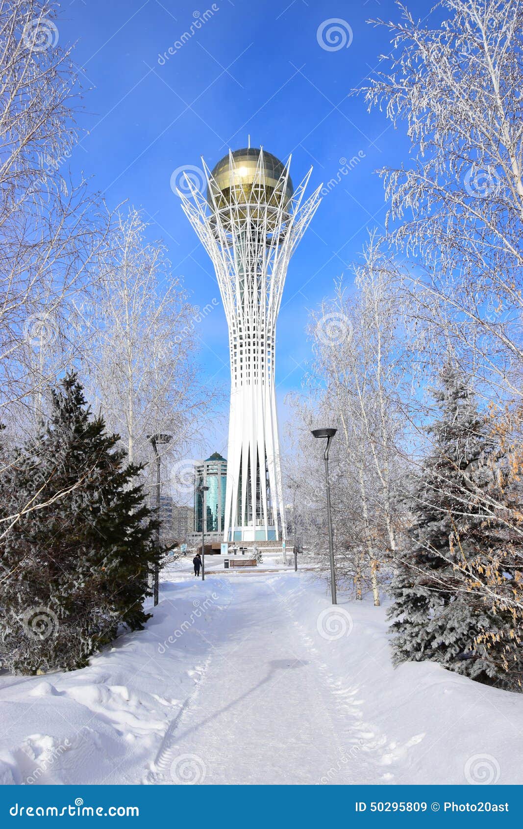 The BAITEREK Tower in Astana / Kazakhstan Editorial Stock Image - Image ...