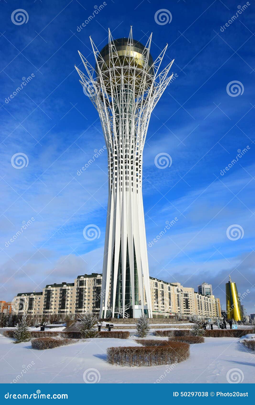 The BAITEREK Tower in Astana / Kazakhstan Editorial Stock Photo - Image ...