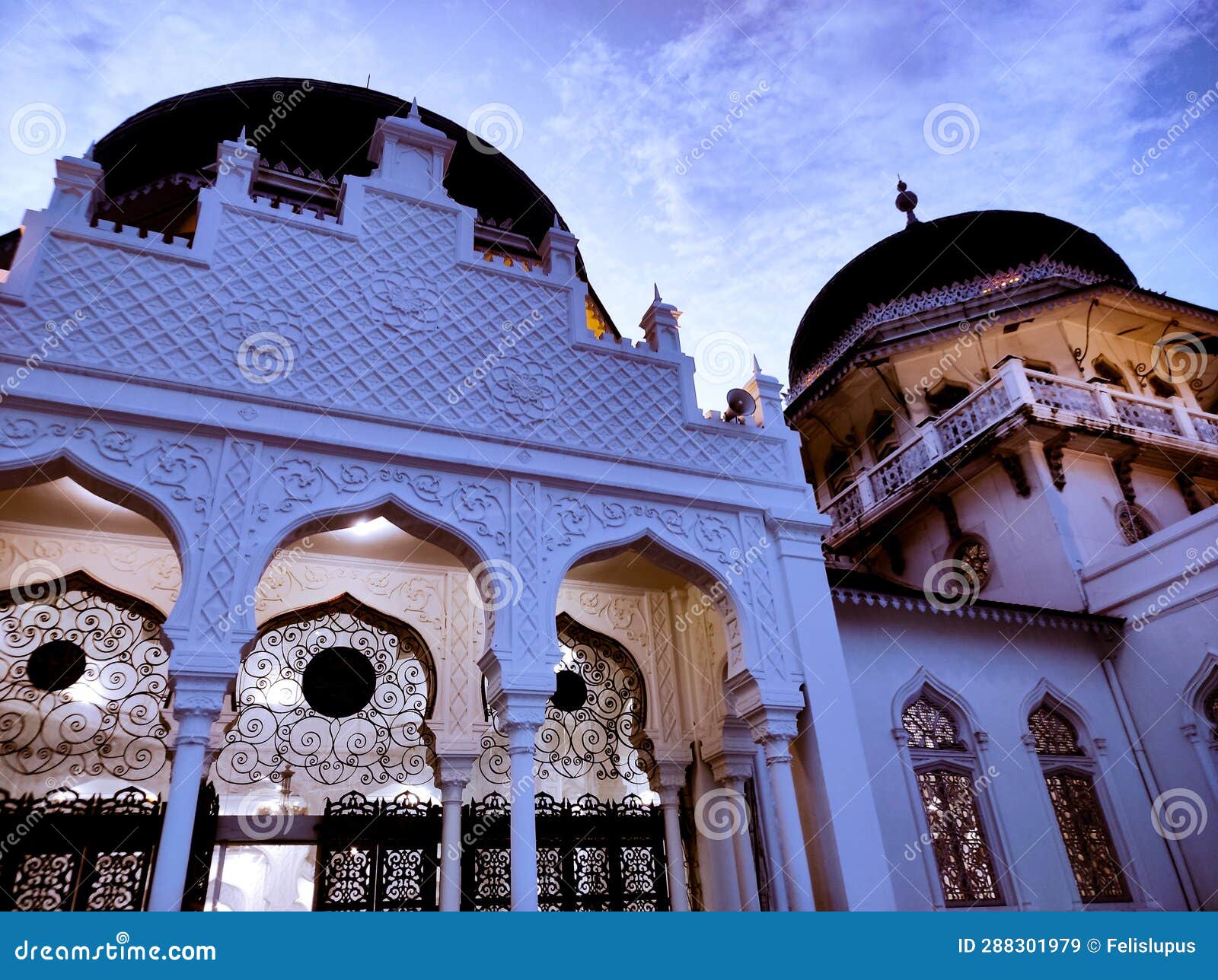 Baiturrahman Mosque in Banda Aceh, Aceh, Indonesia on August 12, 2023 ...