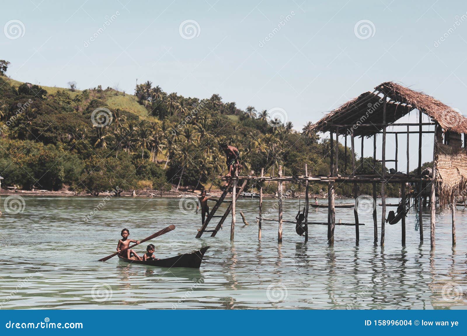Bajau imagen de archivo editorial. Imagen de marinero - 158996004