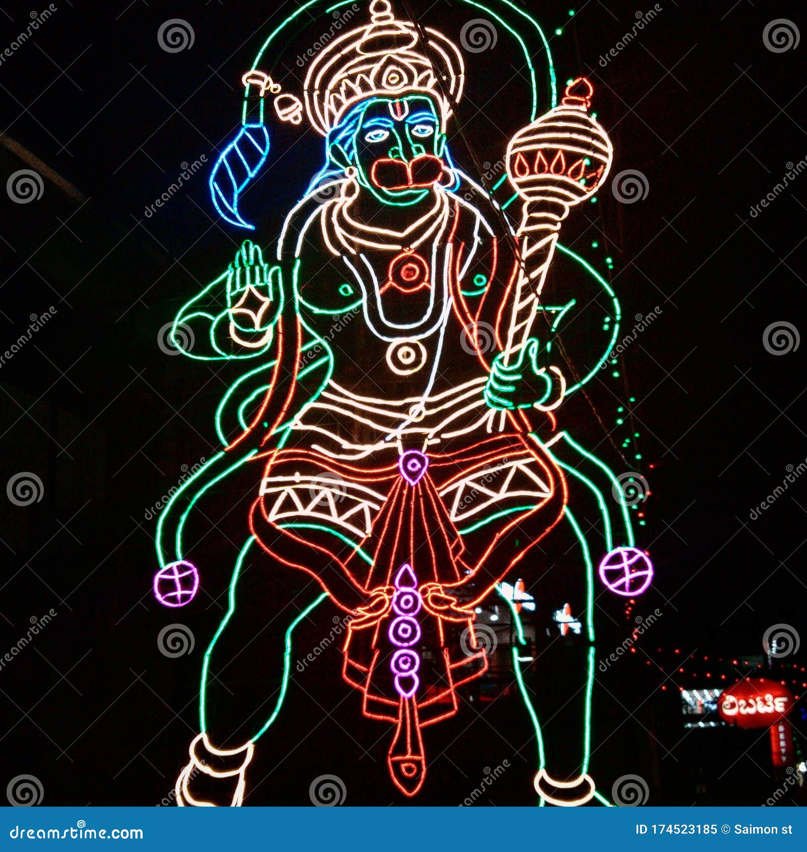 Bajrangbali is a Power Full of God Editorial Image - Image of bahubali ...