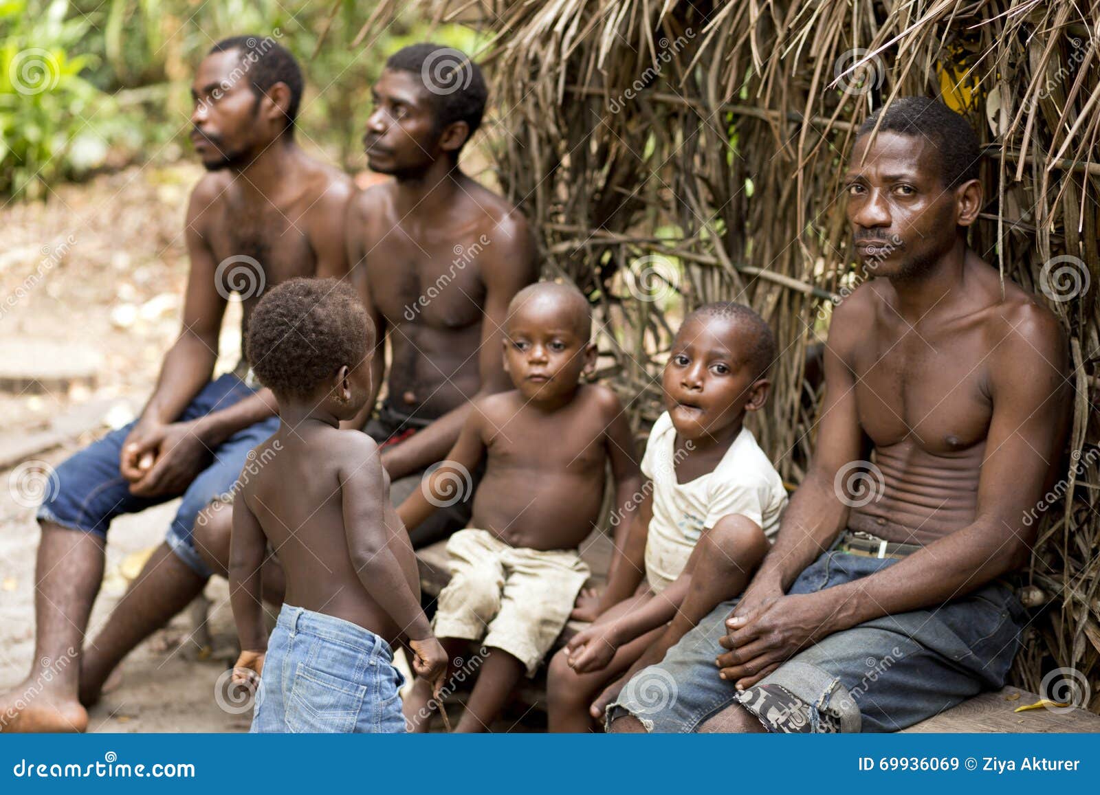 Baka people editorial stock image. Image of africa, tradition - 69936069