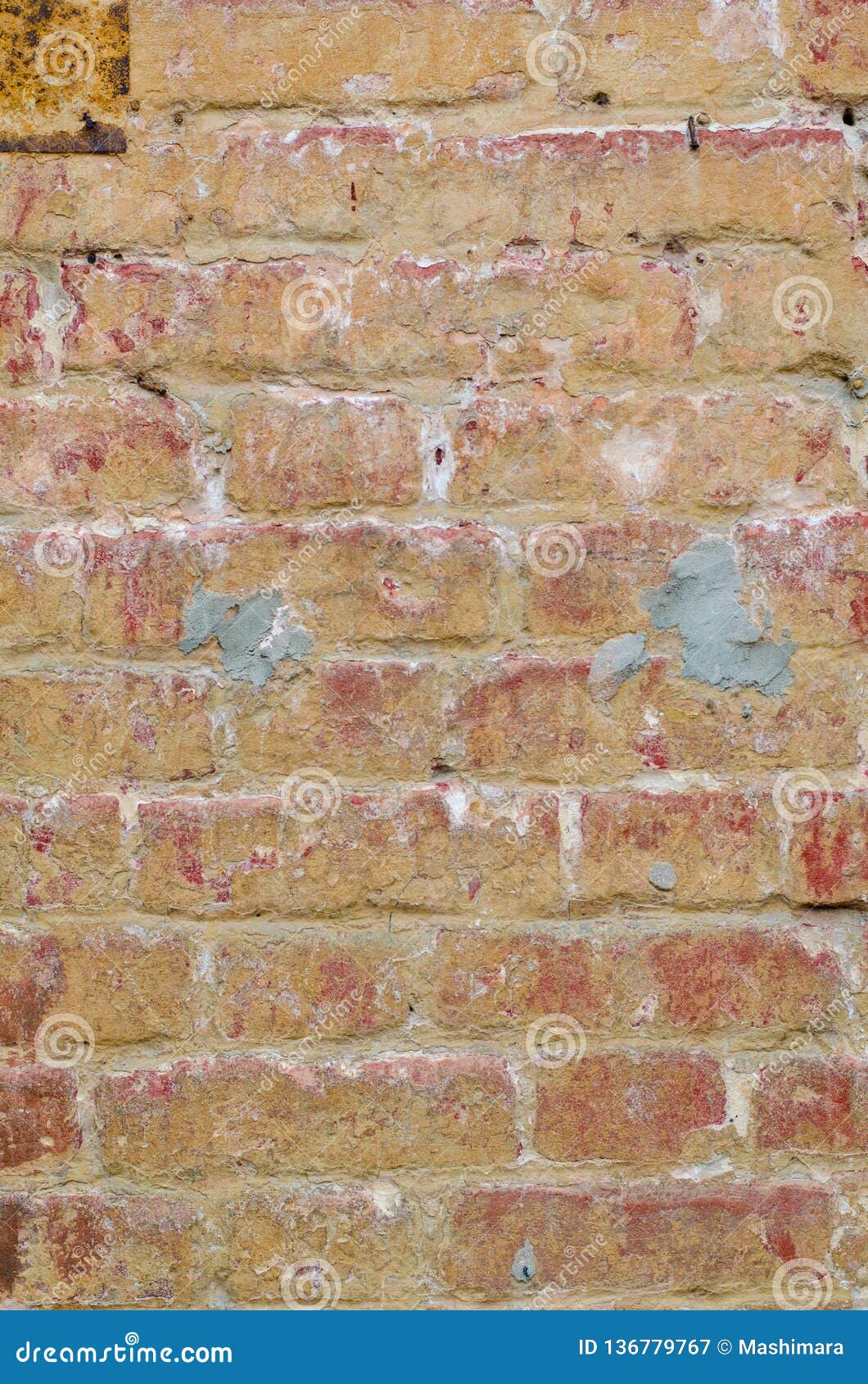 Bakcground Rustique De Cru De Mur De Briques Rouge Image stock - Image ...