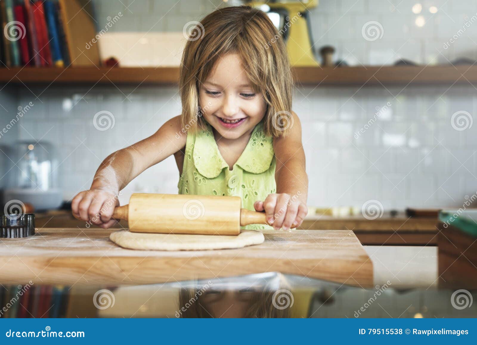 Bake Baker Bakery Chef Cookie Joy Children Kid Concept Stock Photo ...