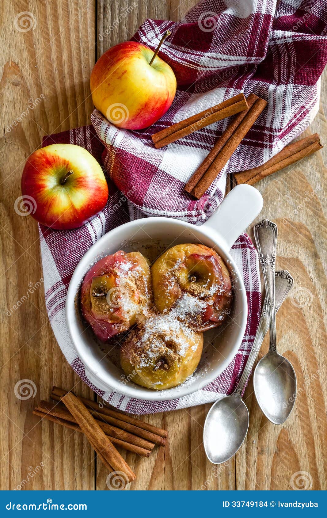 Baked apples stock photo. Image of dish, ingredient, baked - 33749184