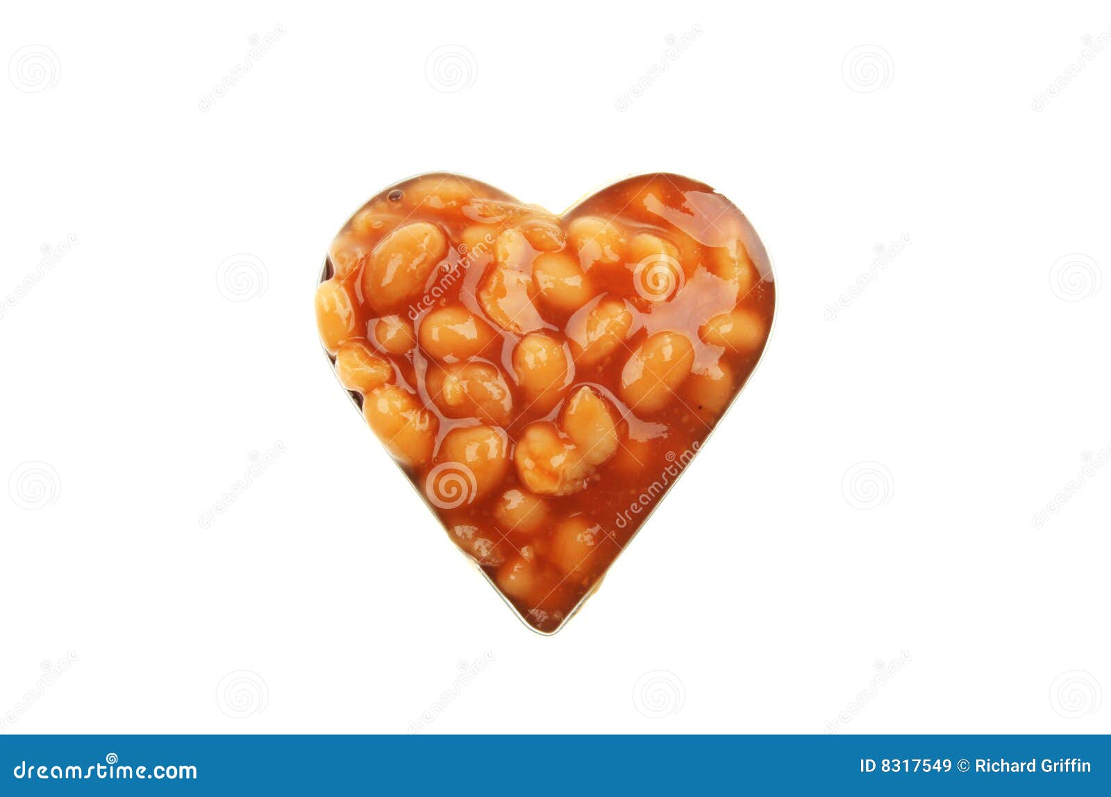 Baked bean heart stock image. Image of food, tomato, white - 8317549