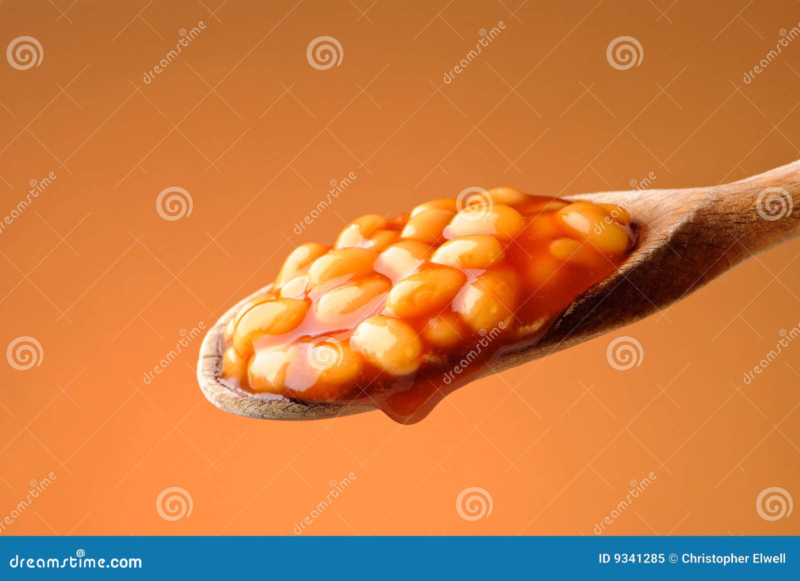 Baked Bean Spoon stock image. Image of healthy, tasty - 9341285