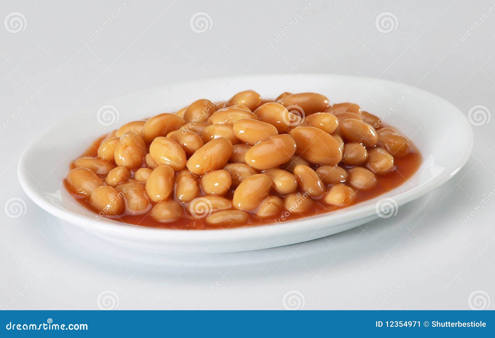 Baked Beans stock image. Image of plate, canned, fibre - 12354971