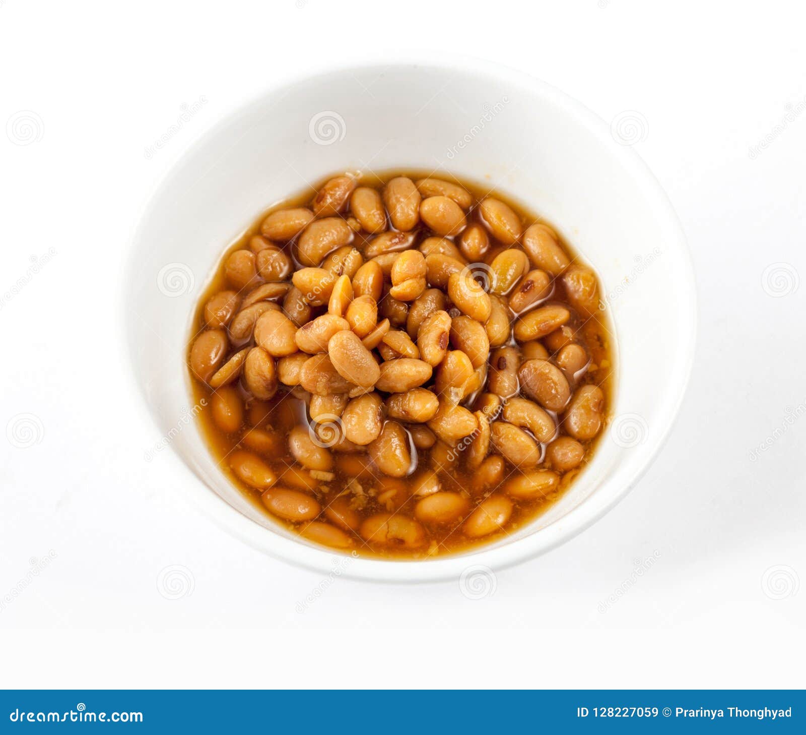 Baked Beans on a White Background Stock Image - Image of meal, baked ...
