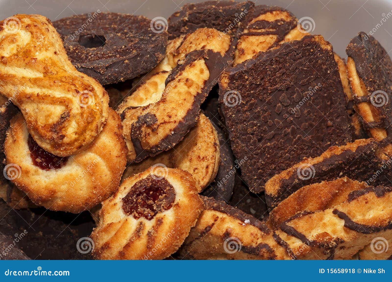 Baked biscuits stock photo. Image of cookie, unbroken - 15658918