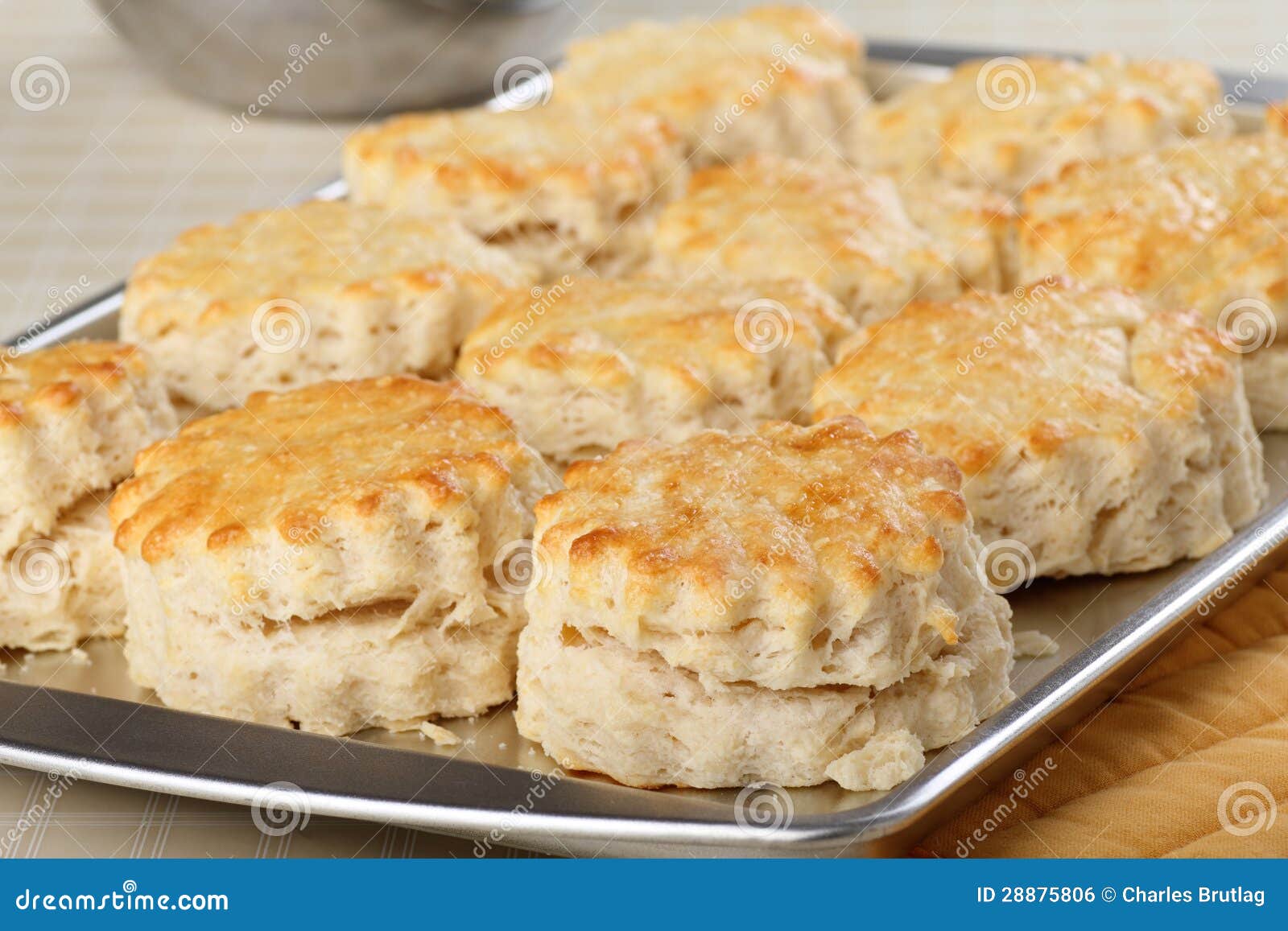 Baked Biscuits stock photo. Image of baked, flaky, homemade - 28875806