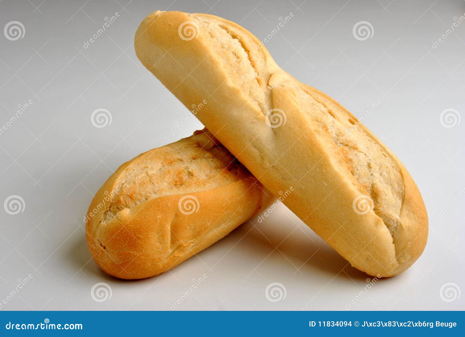 Baked Bread Roll on a Bright Background Stock Photo - Image of ...
