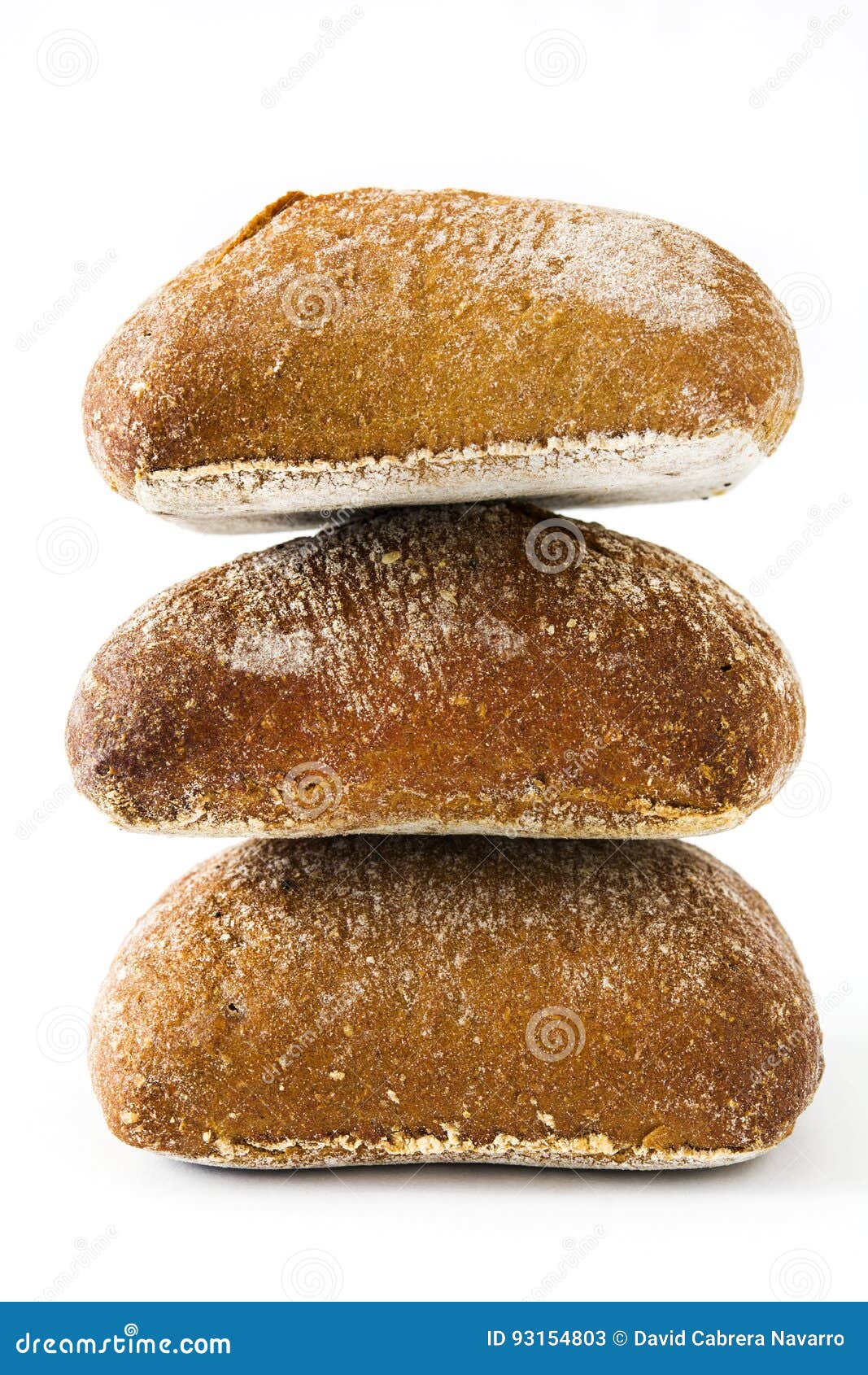 Baked breads isolated stock image. Image of flour, baked - 93154803