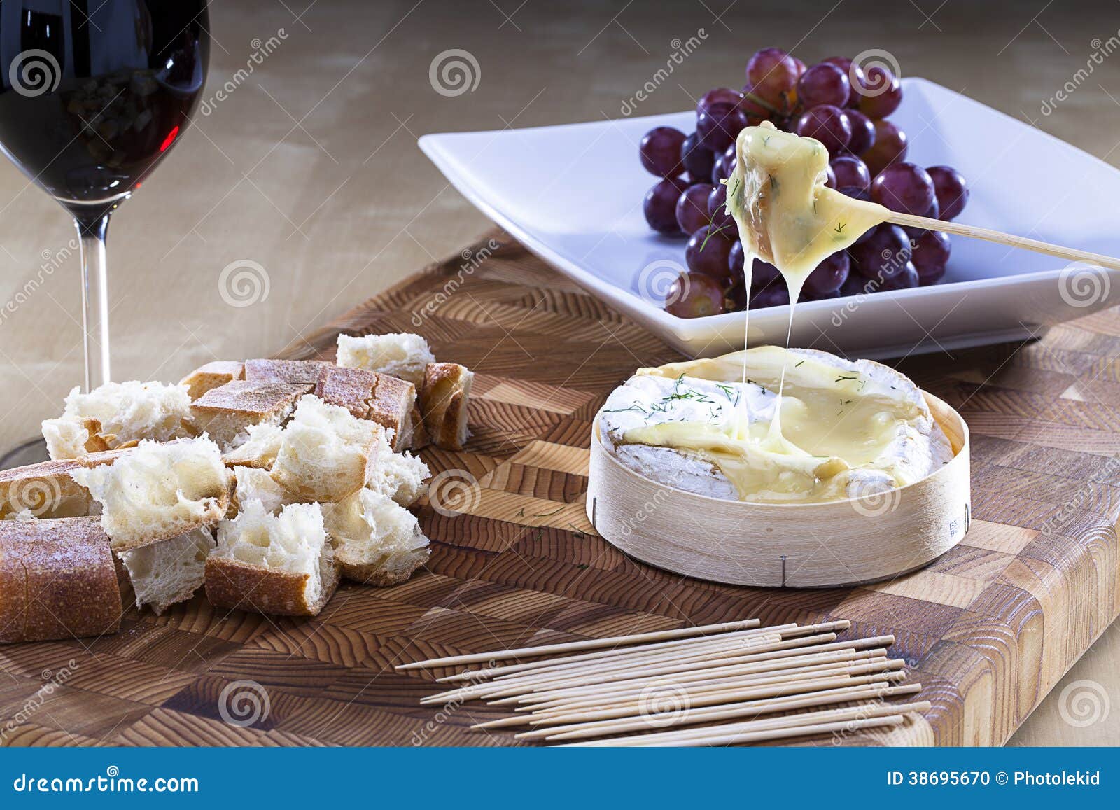 Baked camembert stock photo. Image of vegetarian, horizontal - 38695670