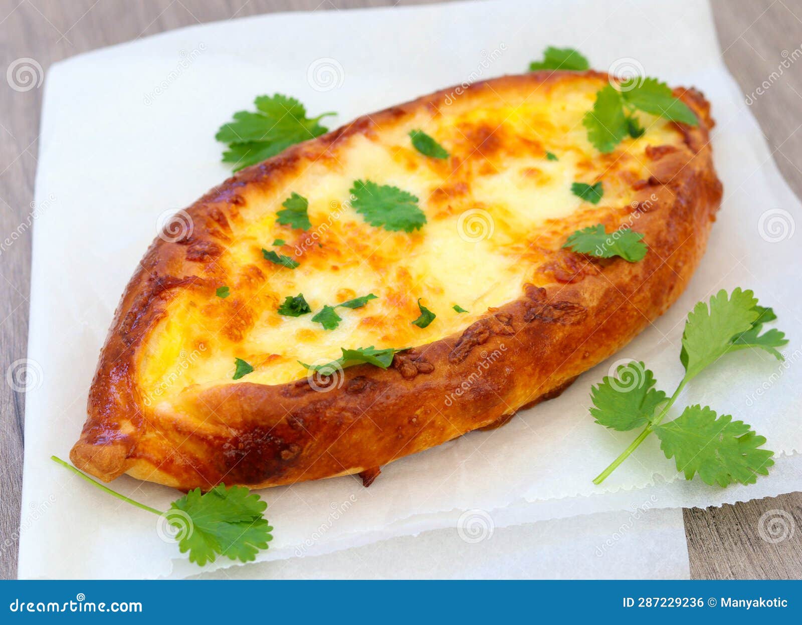 Baked cheese filled bread stock photo. Image of cake - 287229236