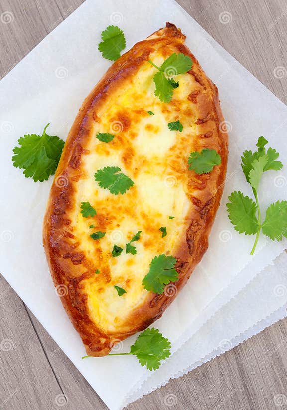 Baked cheese filled bread stock photo. Image of snack - 287674672