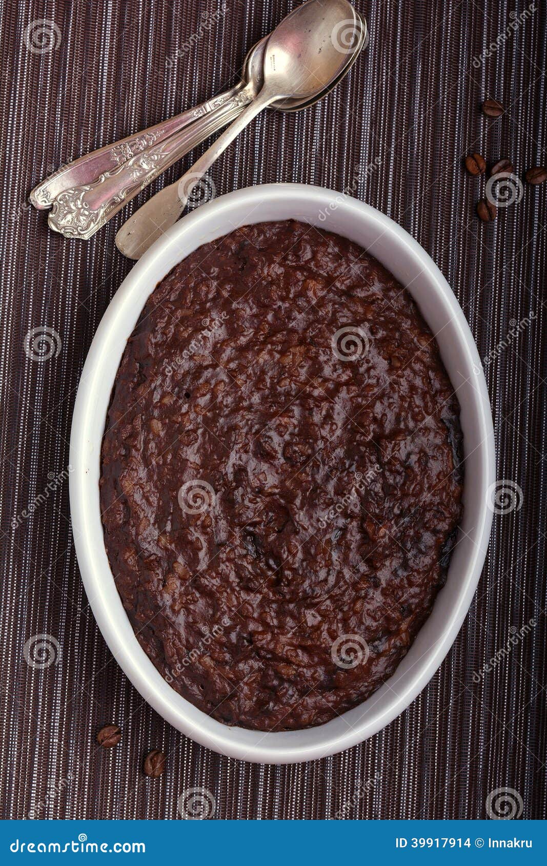 Baked chocolate risotto stock photo. Image of gourmet - 39917914