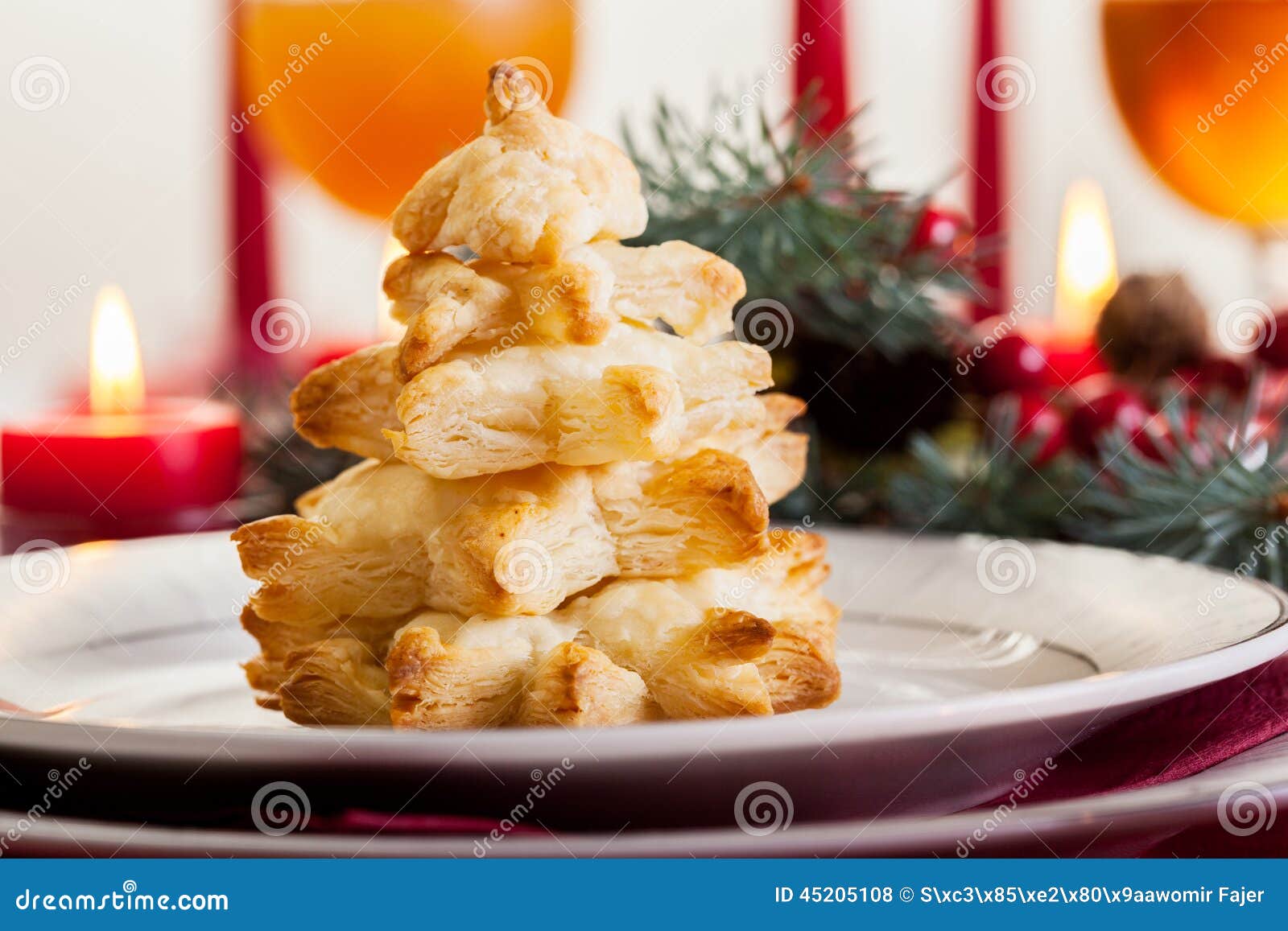 Baked christmas tree stock photo. Image of xmas, decoration - 45205108