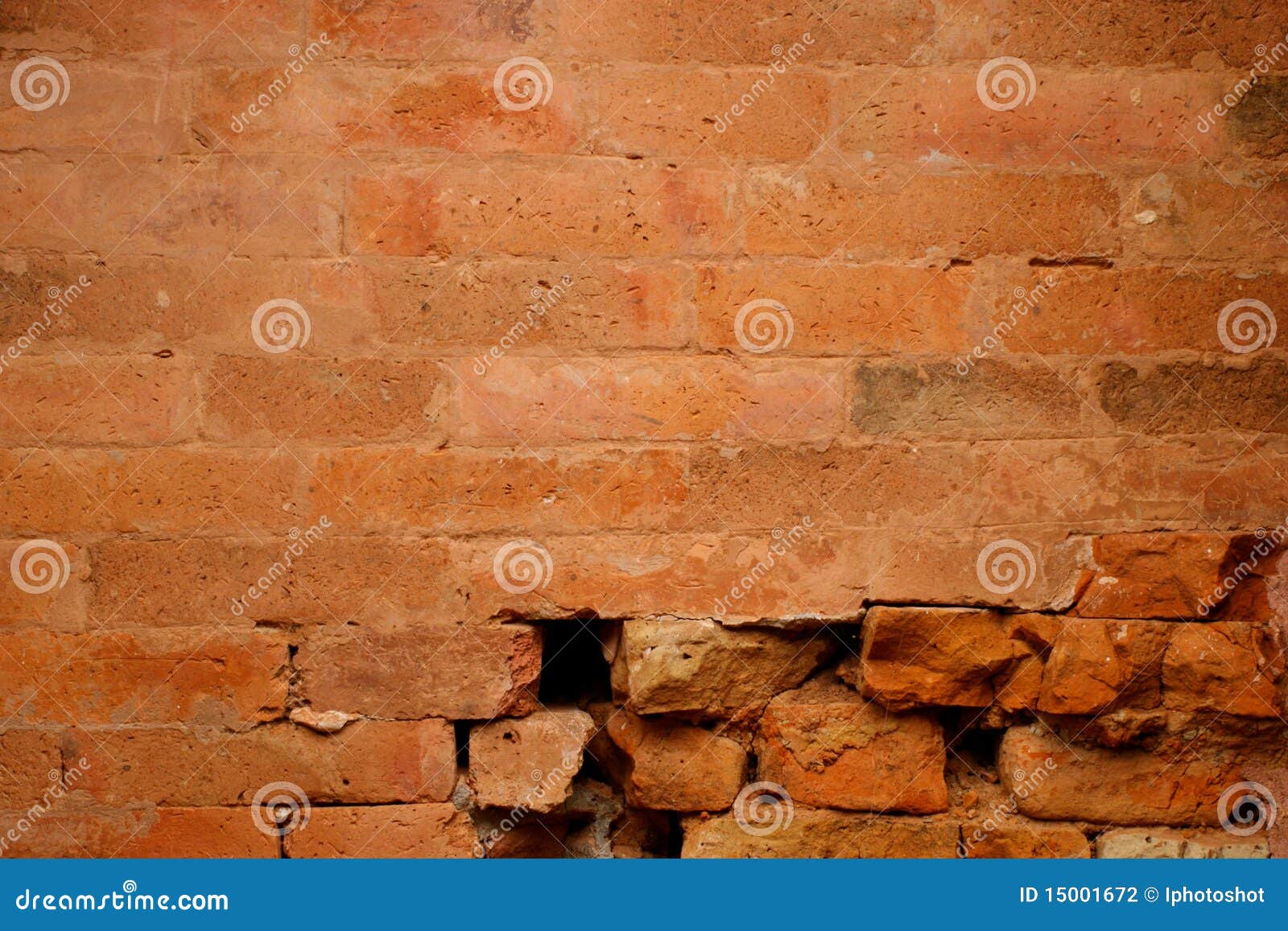 Baked Clay Brick Broken stock photo. Image of hardened - 15001672