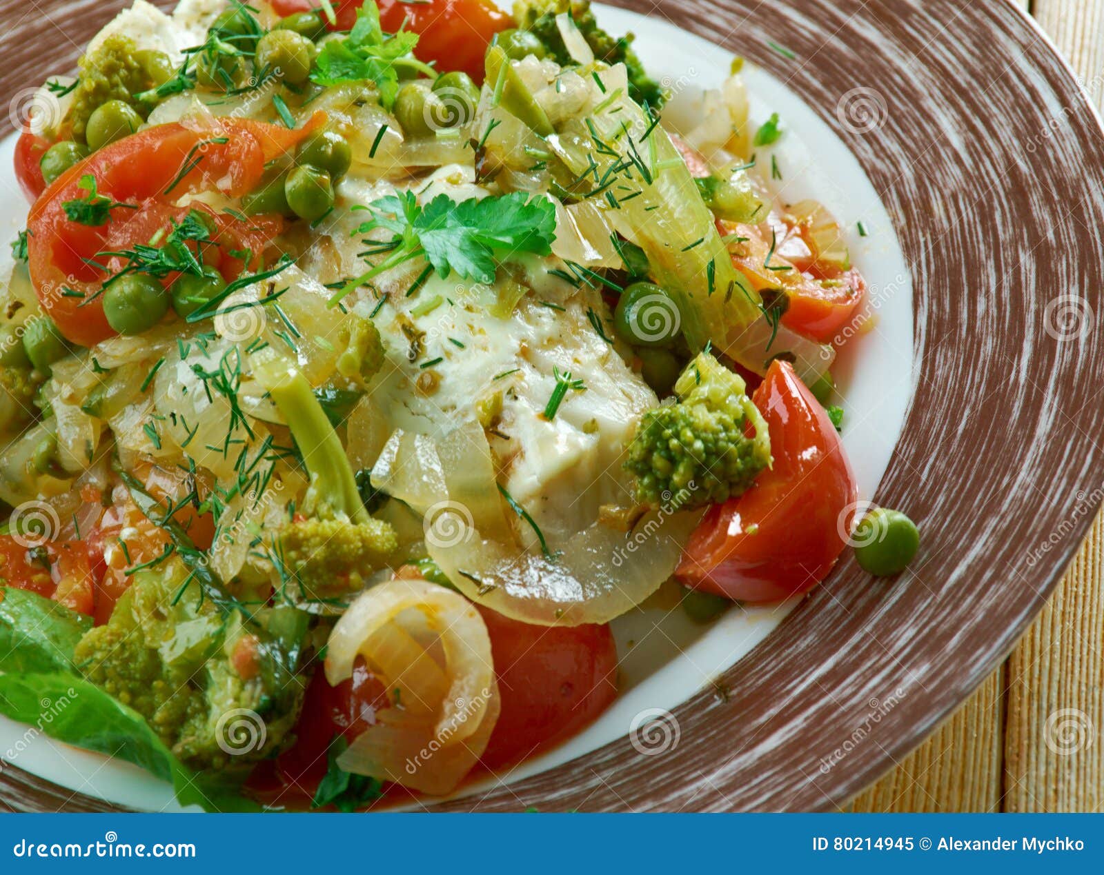 Baked Cod Provencal stock image. Image of cuisine, olive - 80214945