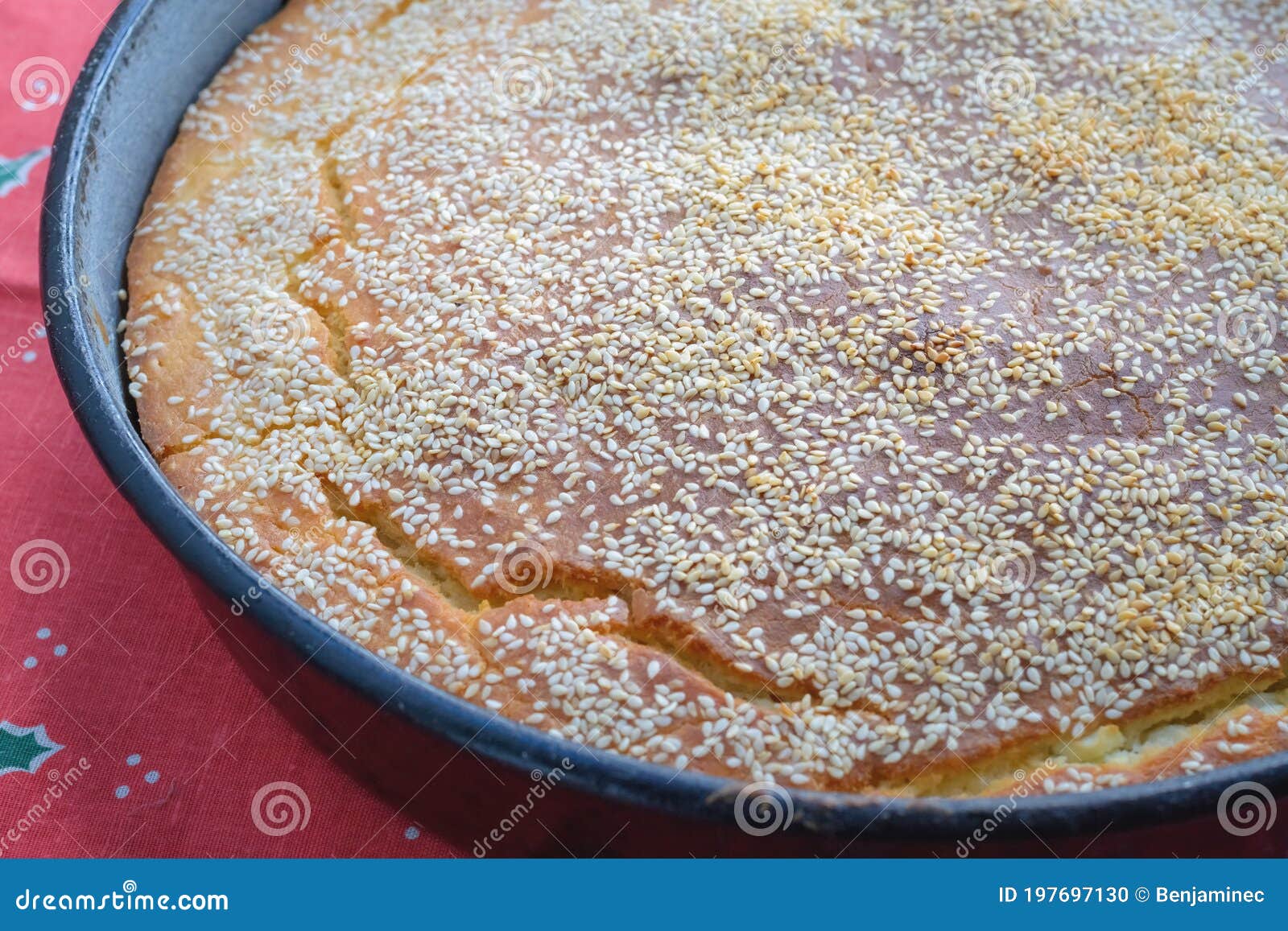 Baked crispy pie stock photo. Image of dough, food, savory - 197697130