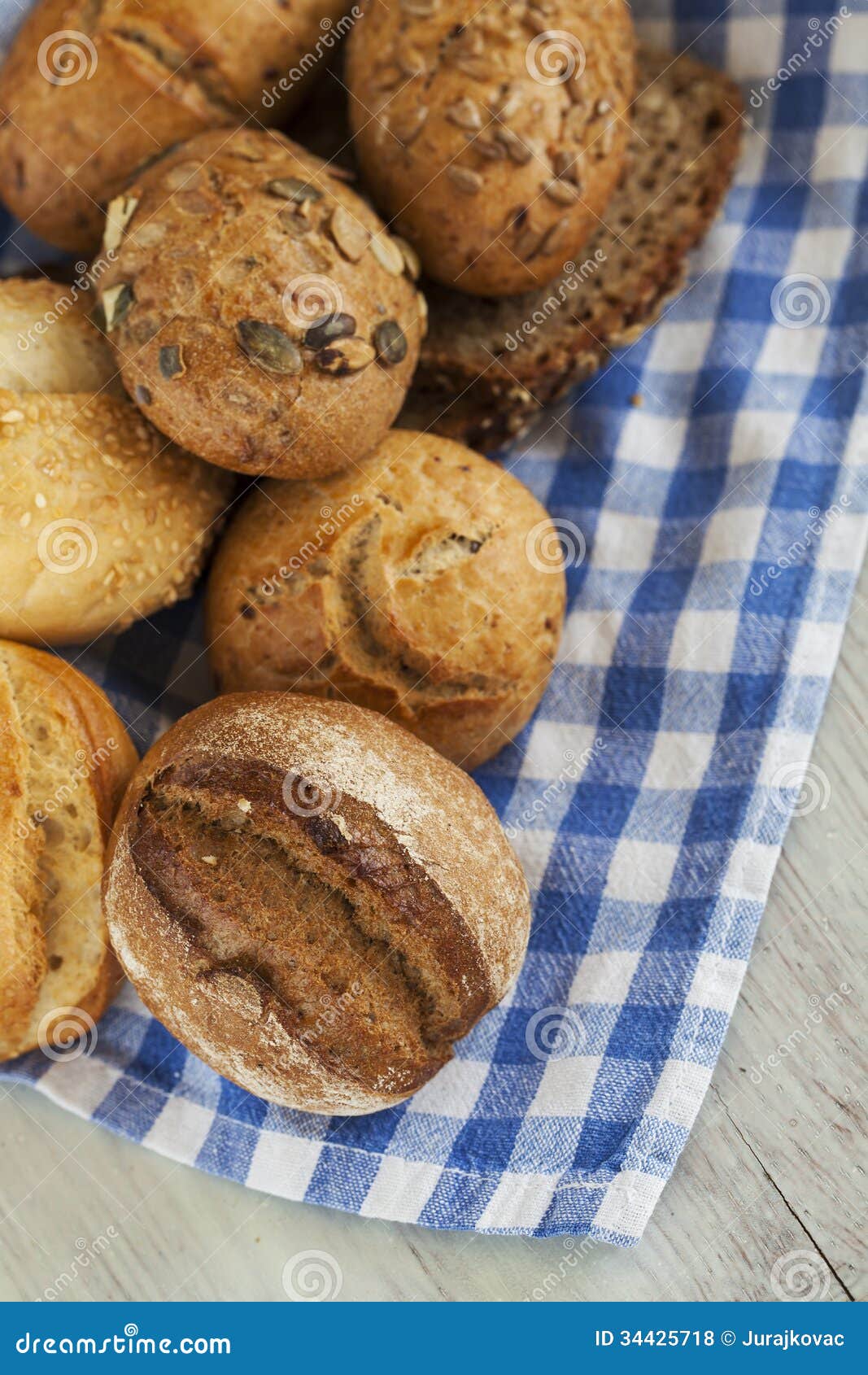 Baked crusty rolls stock photo. Image of fresh, wheat - 34425718