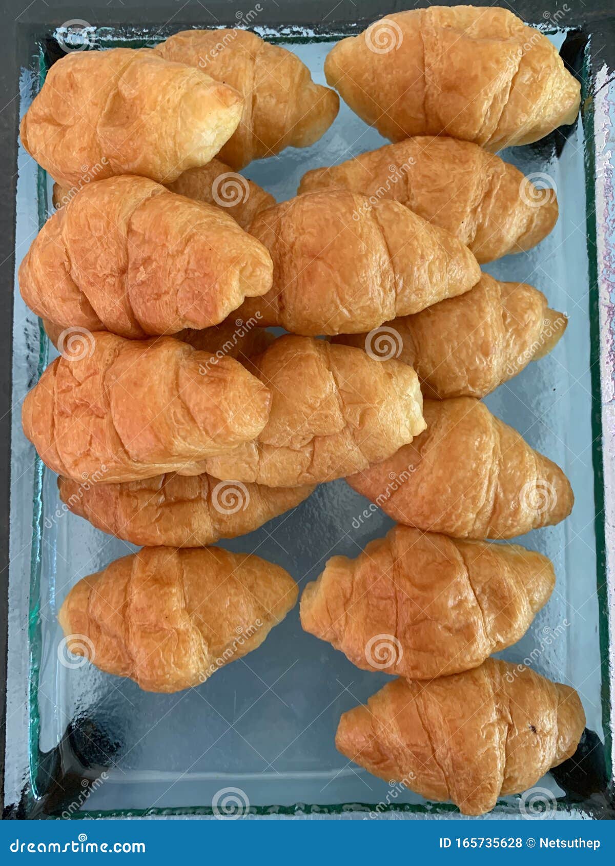 Baked Eclair Bread in Buffet Meal Stock Photo - Image of cultural, dish ...