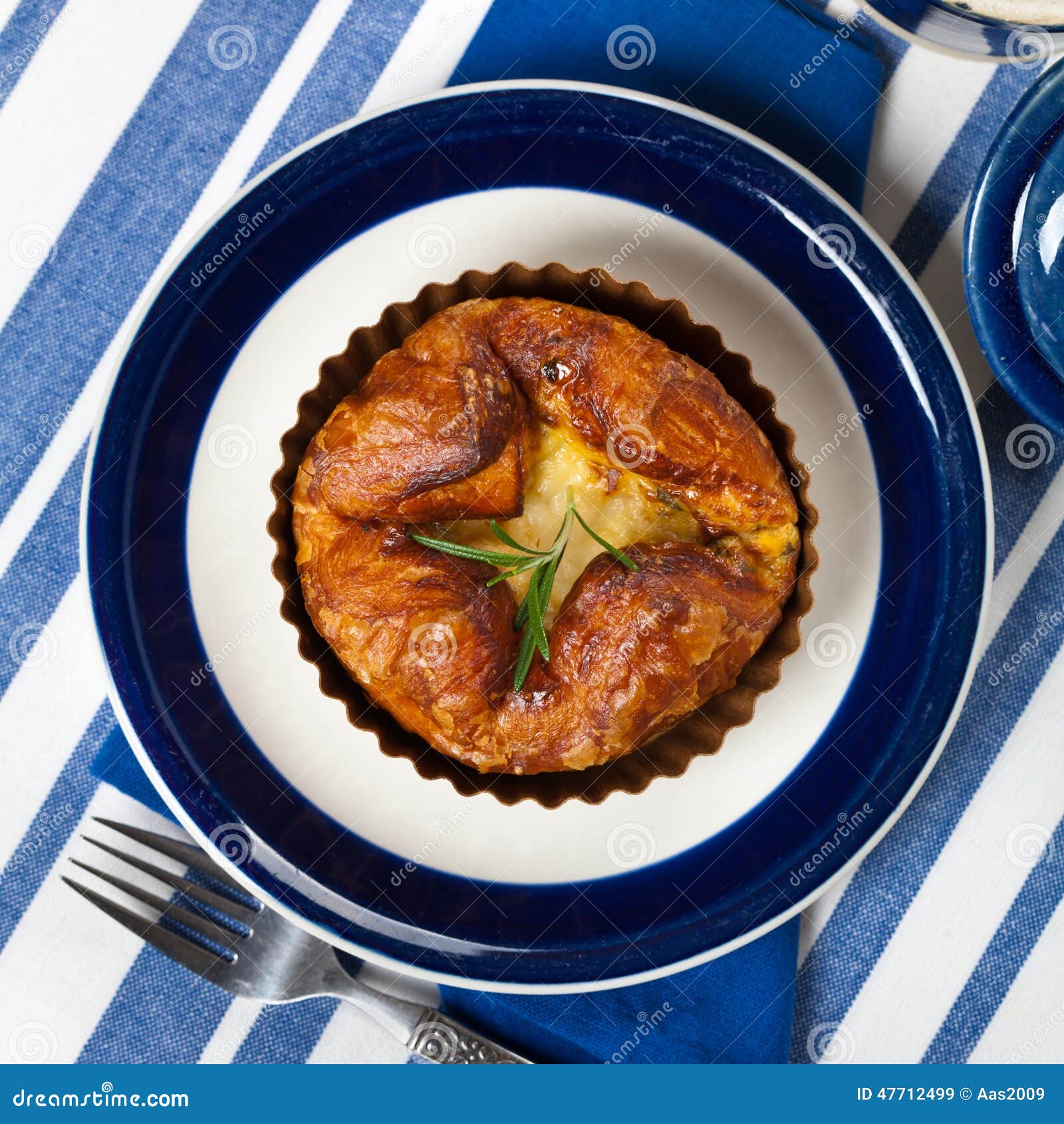 Baked Egg Souffle stock image. Image of dough, blue, milk - 47712499