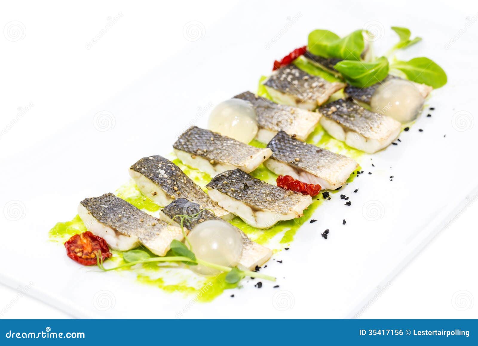 Baked fish stock photo. Image of diet, meat, lunch, fillet - 35417156