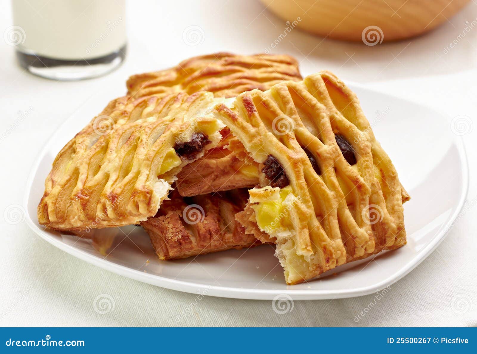 Baked french pie stock image. Image of closeup, baked - 25500267