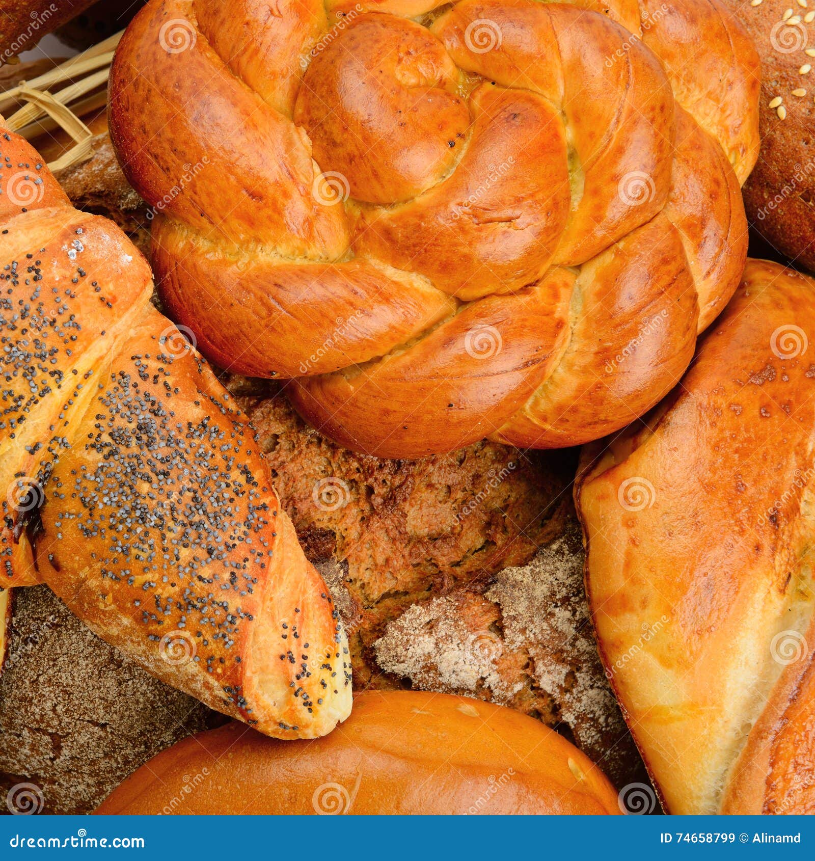 Baked Goods and Pastry Products Stock Image - Image of bakery, healthy ...