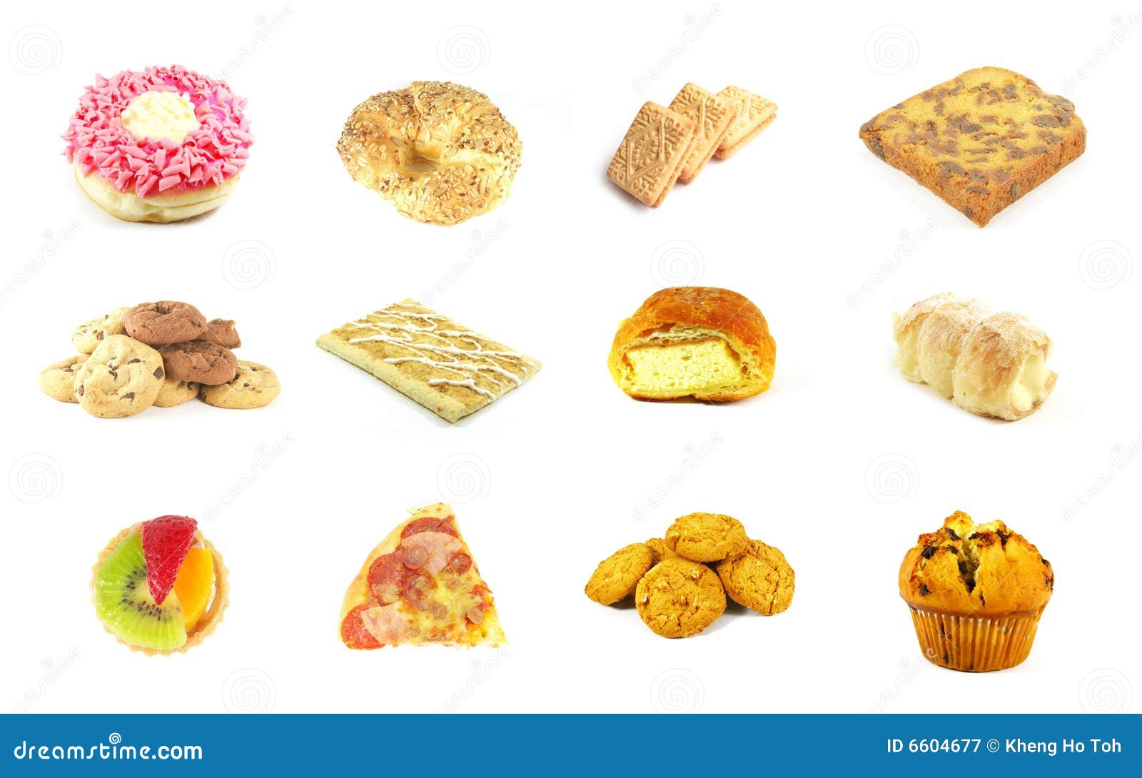 Baked Goods In A Retail Store. Variety Of Baked Goods, Bakery, Photo ...