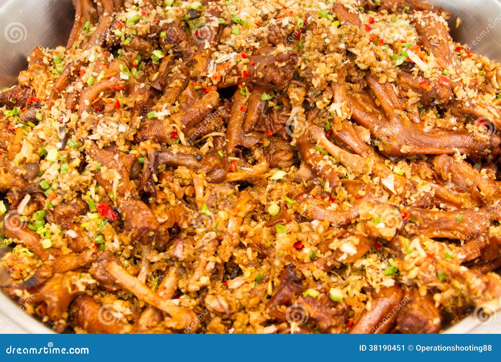 Baked Goose Webs stock image. Image of eating, cuisine - 38190451