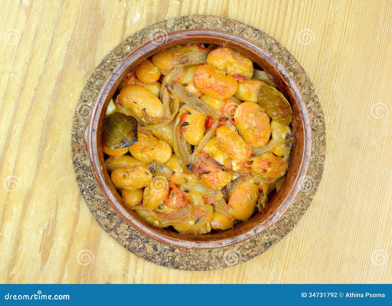 Baked Greek lima beans stock photo. Image of ingredients - 34731792