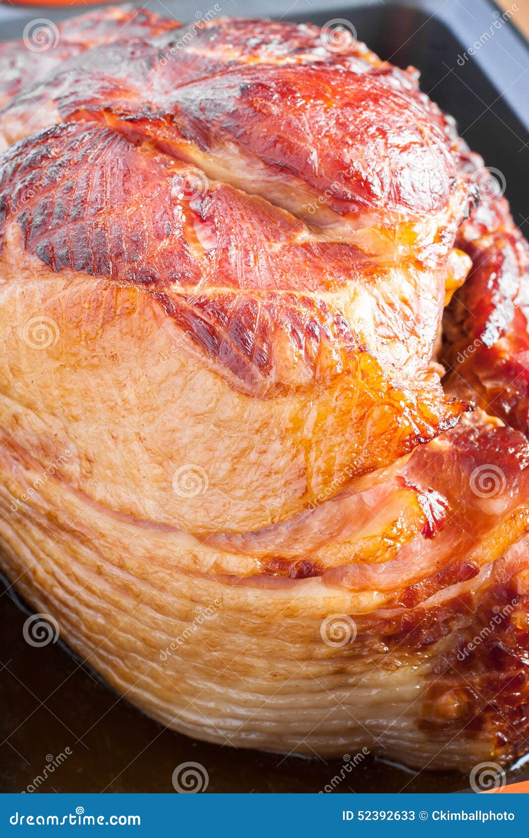 Baked Ham stock image. Image of cooked, thanksgiving - 52392633