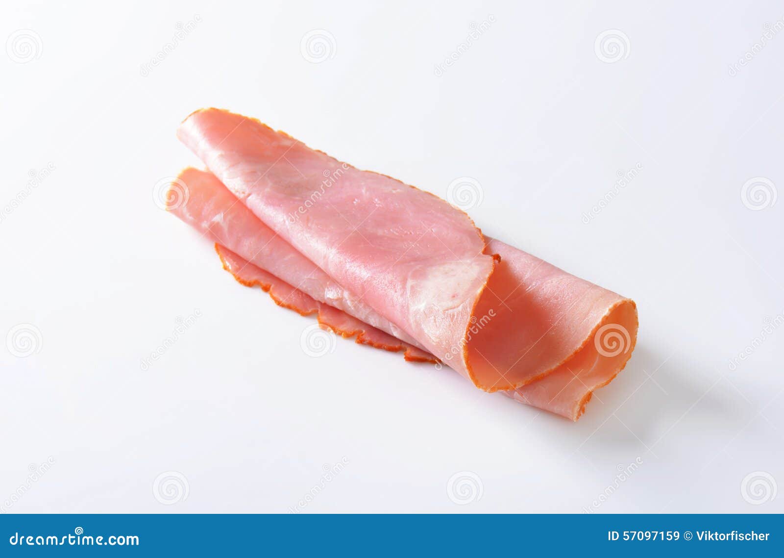 Baked ham slice stock image. Image of cooked, cold, shot - 57097159