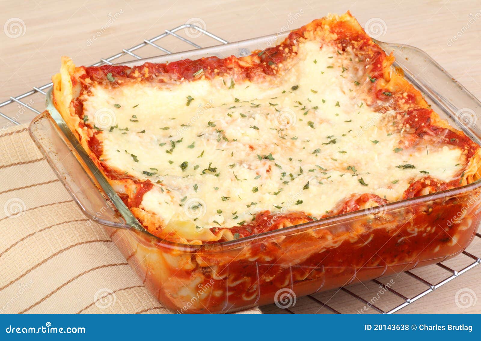 Baked Lasagna stock photo. Image of pasta, food, cheese - 20143638