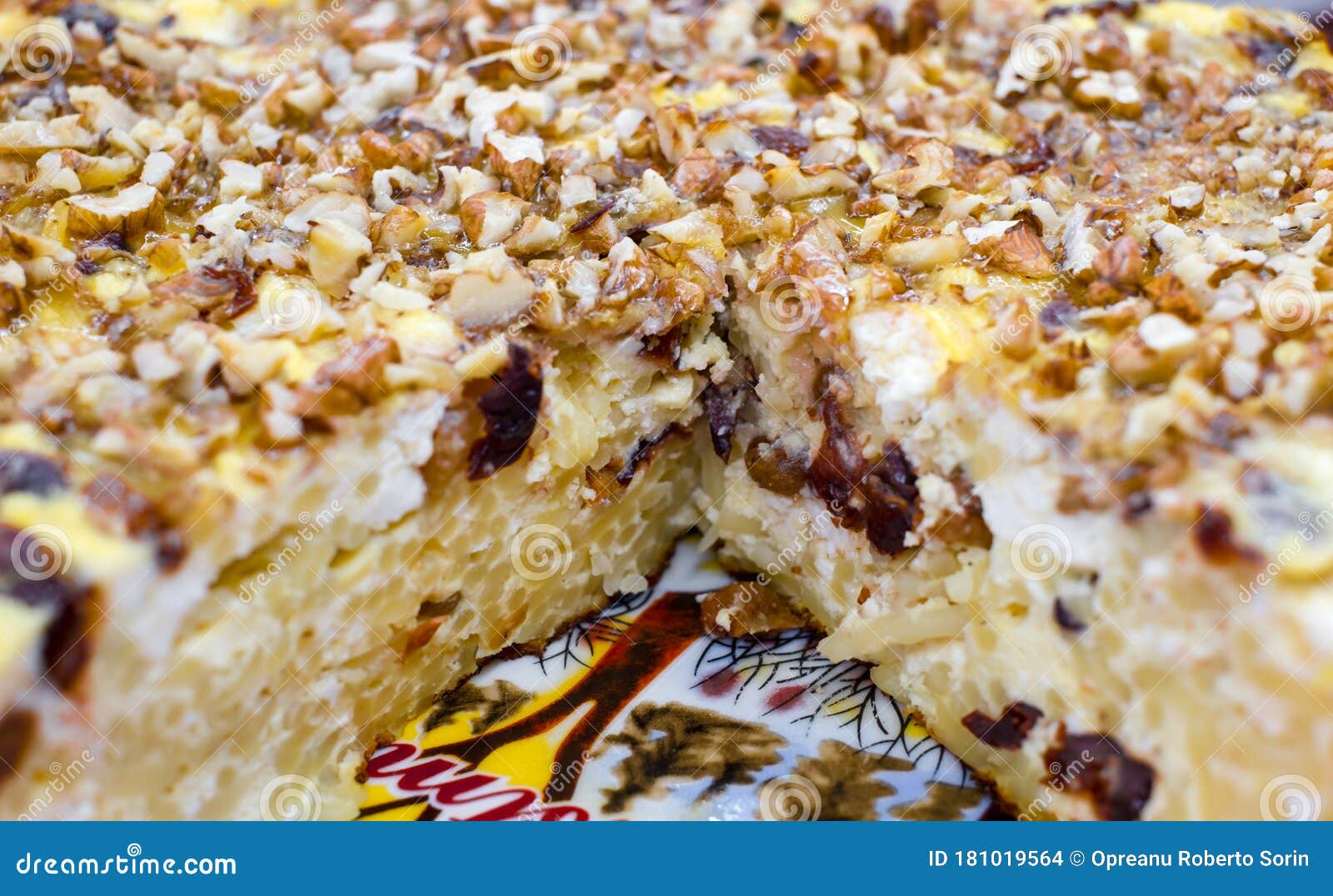 Baked macaroni pudding stock photo. Image of homemade - 181019564