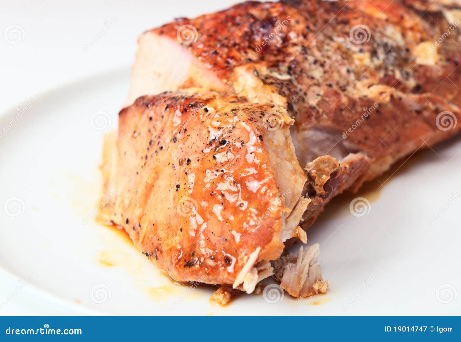 Baked meat stock image. Image of cuisine, soft, dinner - 19014747