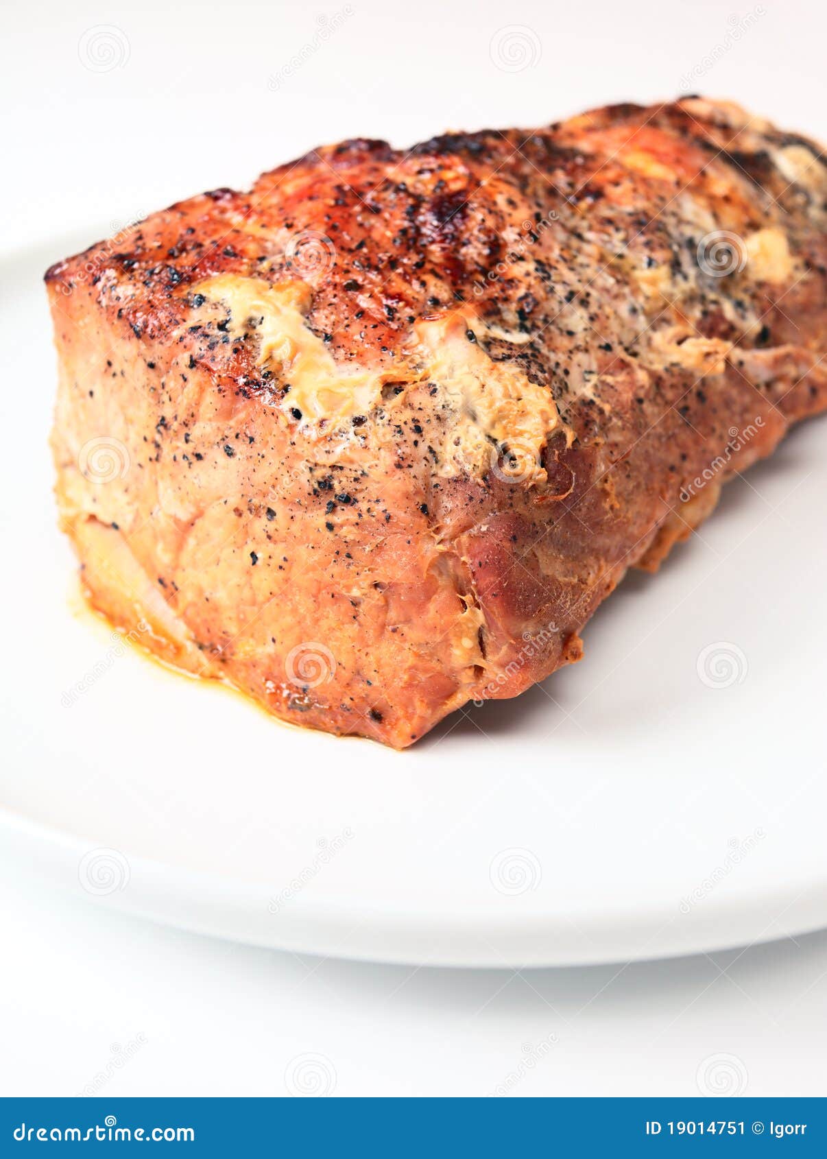Baked meat stock image. Image of healthy, cuisine, indoors - 19014751