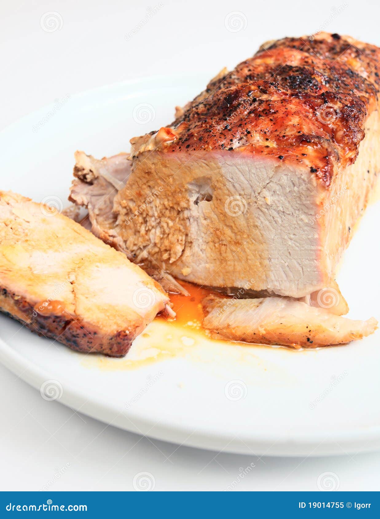 Baked meat stock image. Image of baked, prepared, beef - 19014755