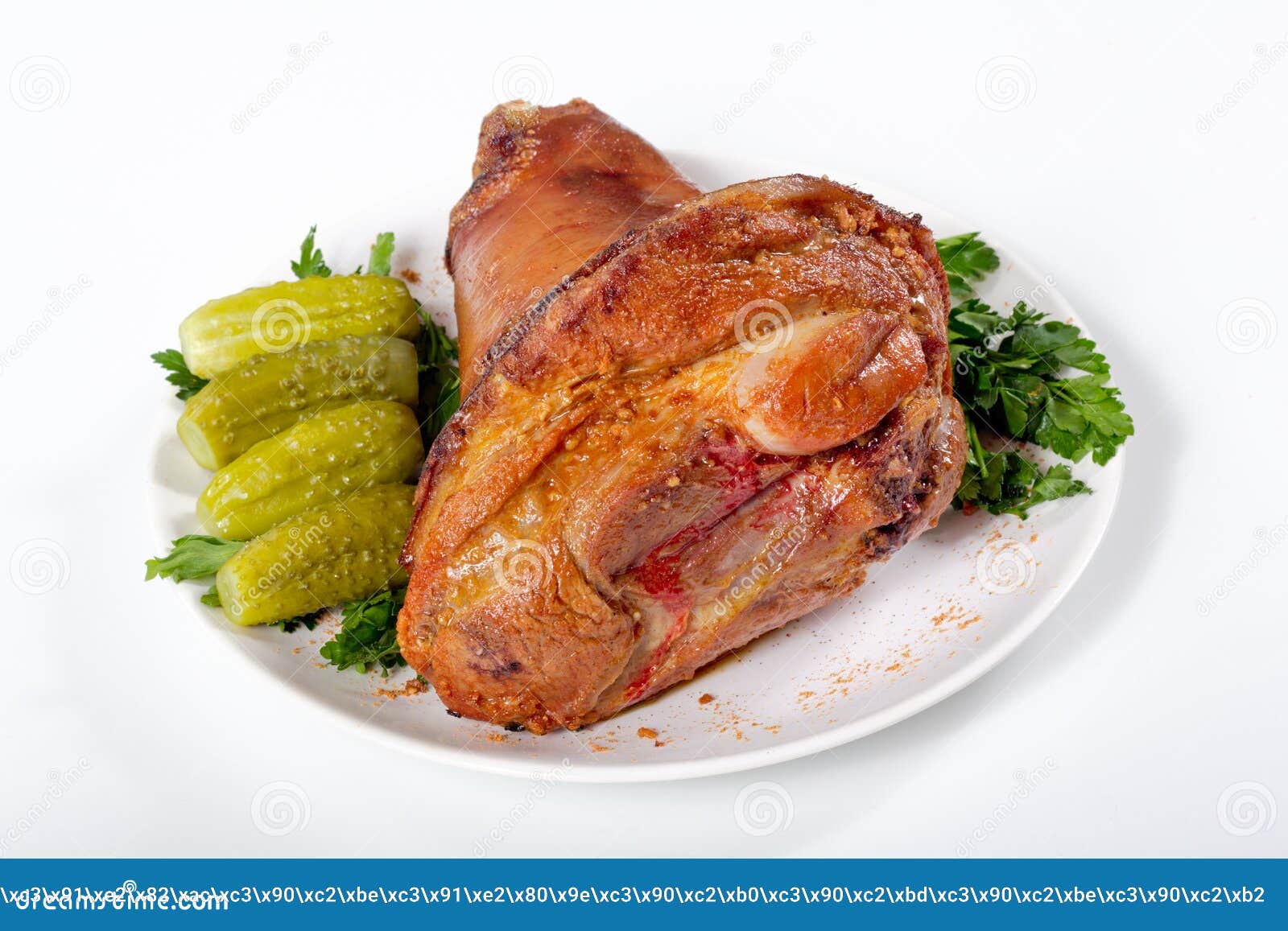 Baked meat stock photo. Image of grilled, barbeque, meal - 36725770