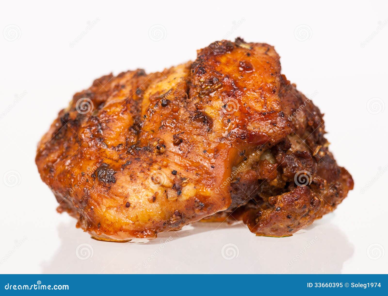 Baked meat stock image. Image of fried, lunch, cooked - 33660395