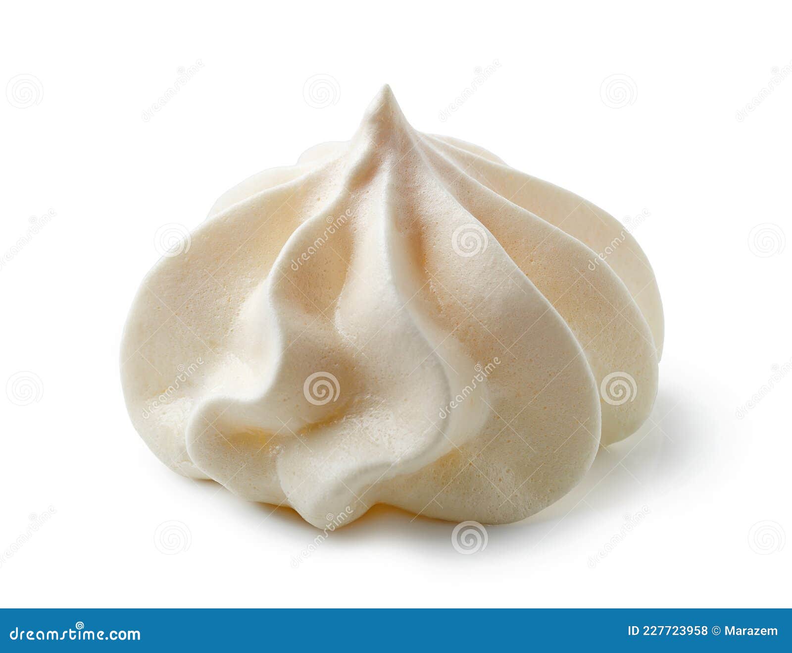 Baked meringue cookie stock photo. Image of bakery, crunchy - 227723958