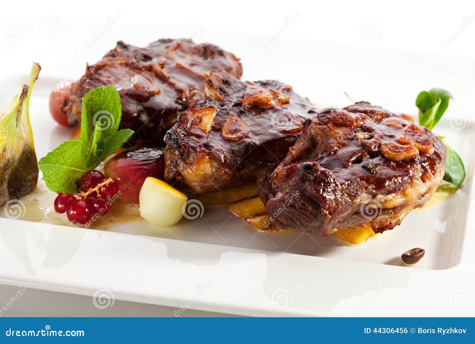 Baked Mutton stock photo. Image of grape, east, pork - 44306456