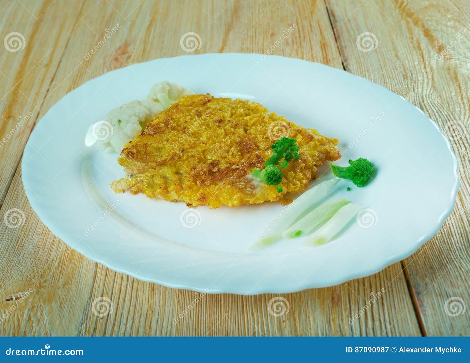 Baked Panko Crusted Fish stock image. Image of diet, cooking - 87090987